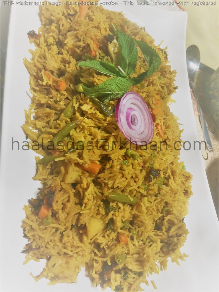 Vegetable Biryani – Haala's Dastarkhaan