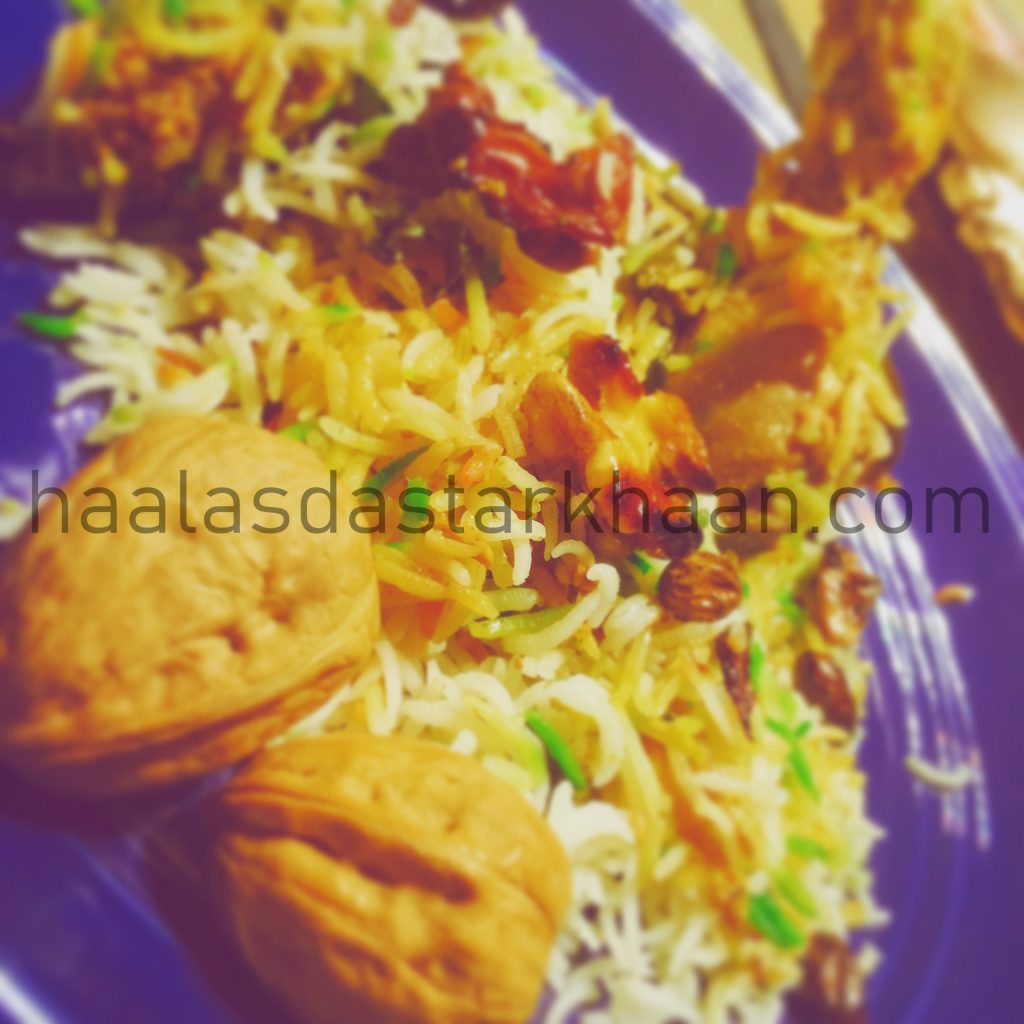 Kashmiri Murgh Akhrot Biryani – Haala's Dastarkhaan