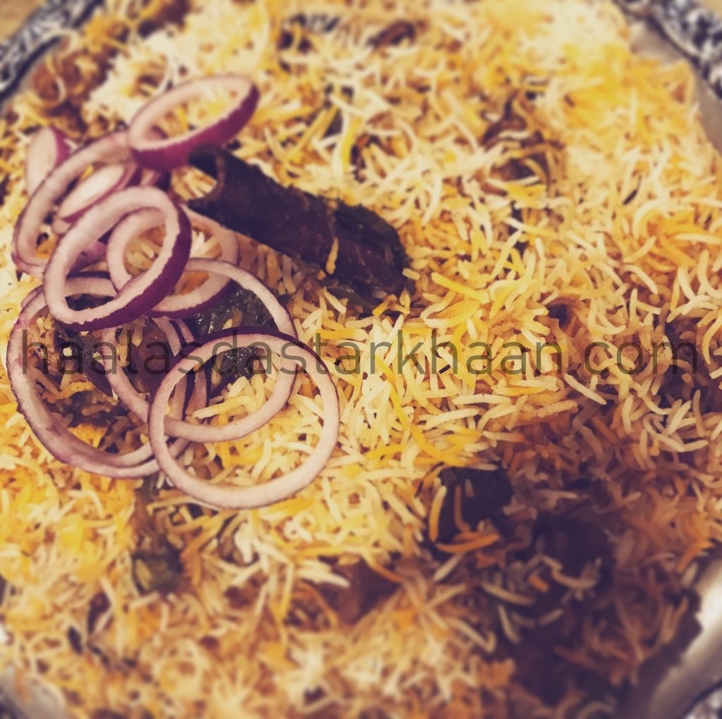 Hyderabadi Kacche Gosht Ki Biryani – Haala's Dastarkhaan