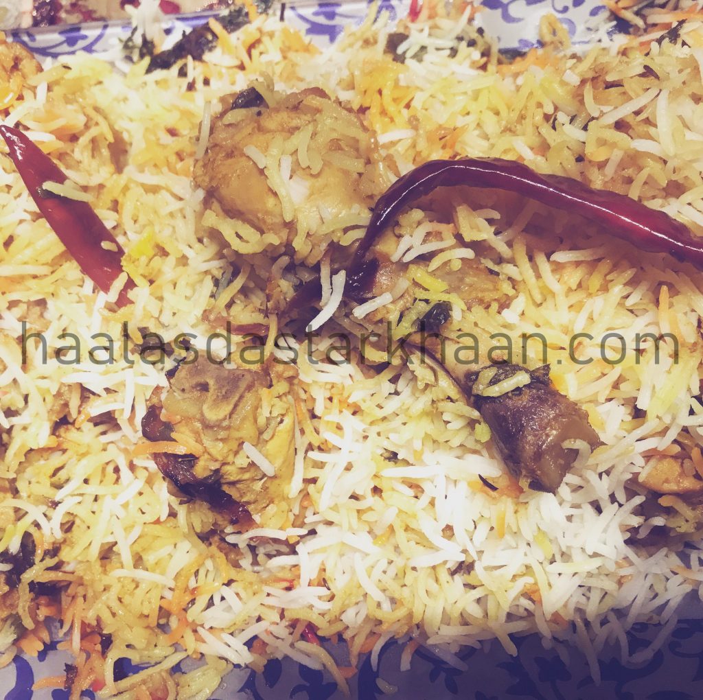 Rajasthani Malai Biryani – Haala's Dastarkhaan