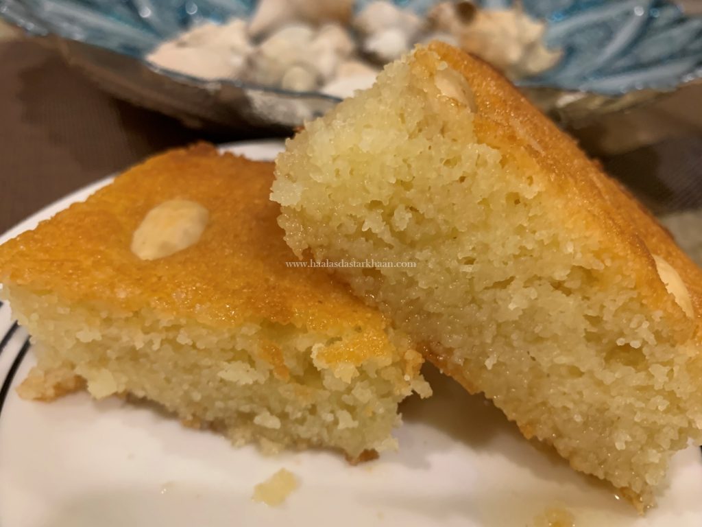 Basbousa Cake – Haala's Dastarkhaan